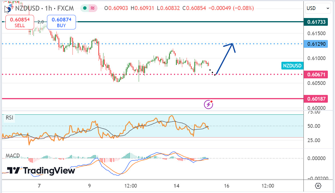 วิเคราะห์คู่เงิน NZDUSD ประจำวันที่ 15 ตุลาคม 2567 - THAIFRX.com