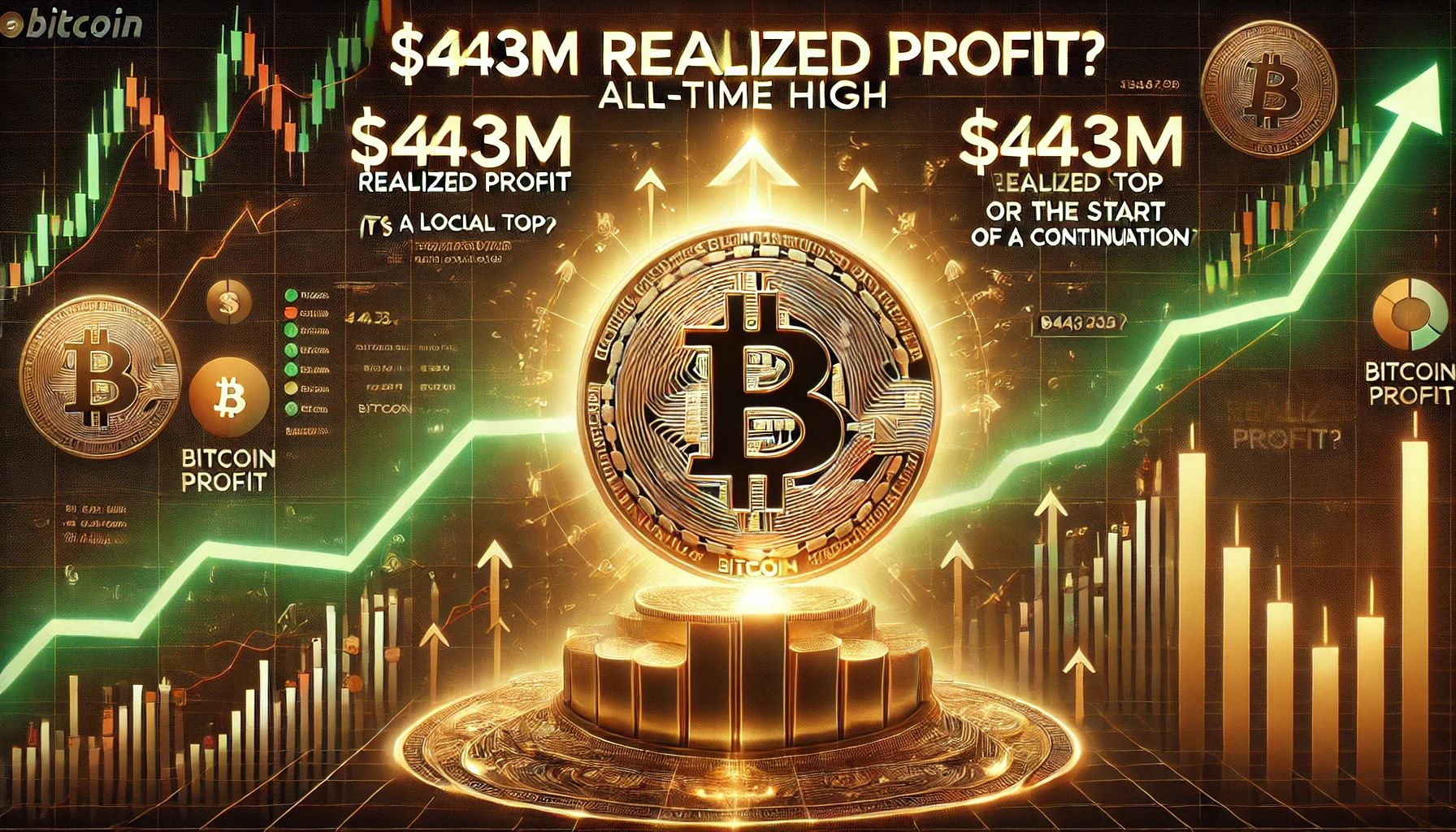 กำไรที่รับรู้ของ Bitcoin พุ่งแตะ ATH ที่ 443 ล้านดอลลาร์ – ติดอันดับท็อปหรือต่อเนื่อง? - THAIFRX.com